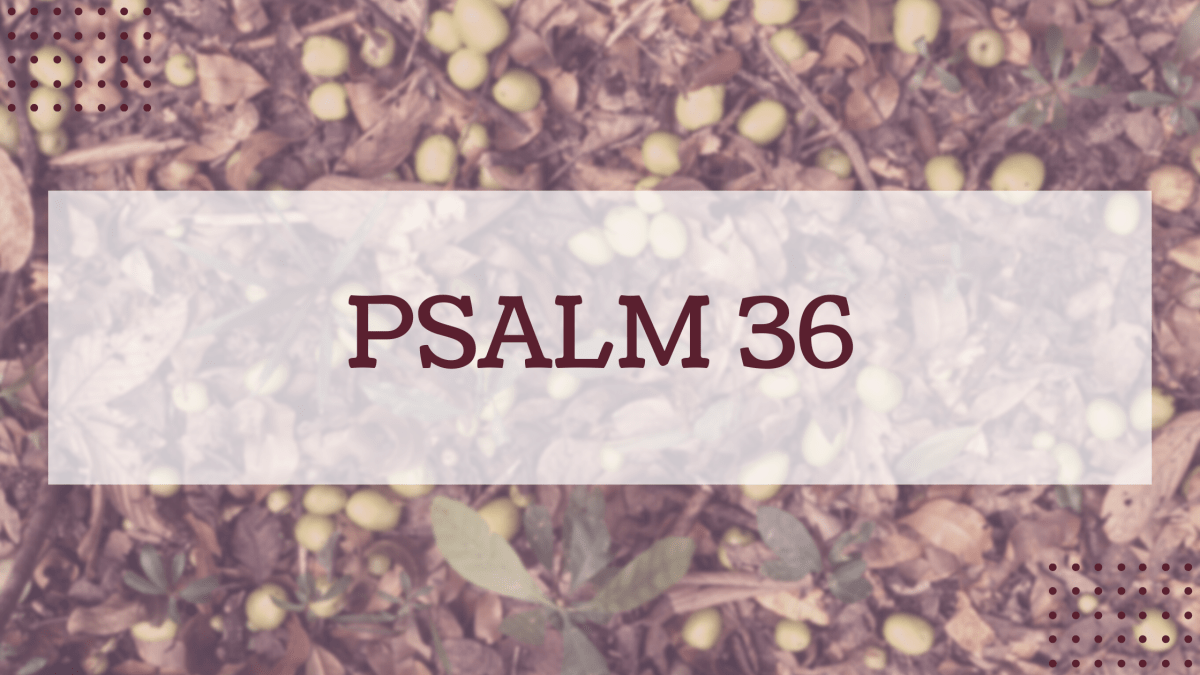 psalm 36 | Kayla Smith